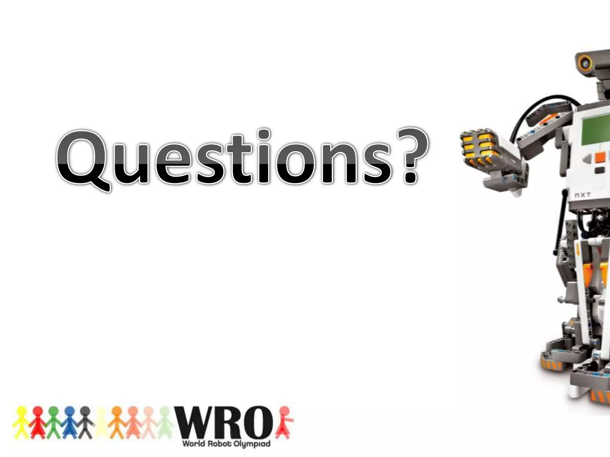 Wro 2012 unisa presentation | PPTX | Robotics | Technology & Computing