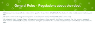 National Competition - World Robot Olympiad WRO - Syria 2018 | PDF