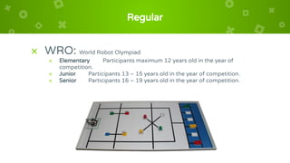 National Competition - World Robot Olympiad WRO - Syria 2018 | PDF