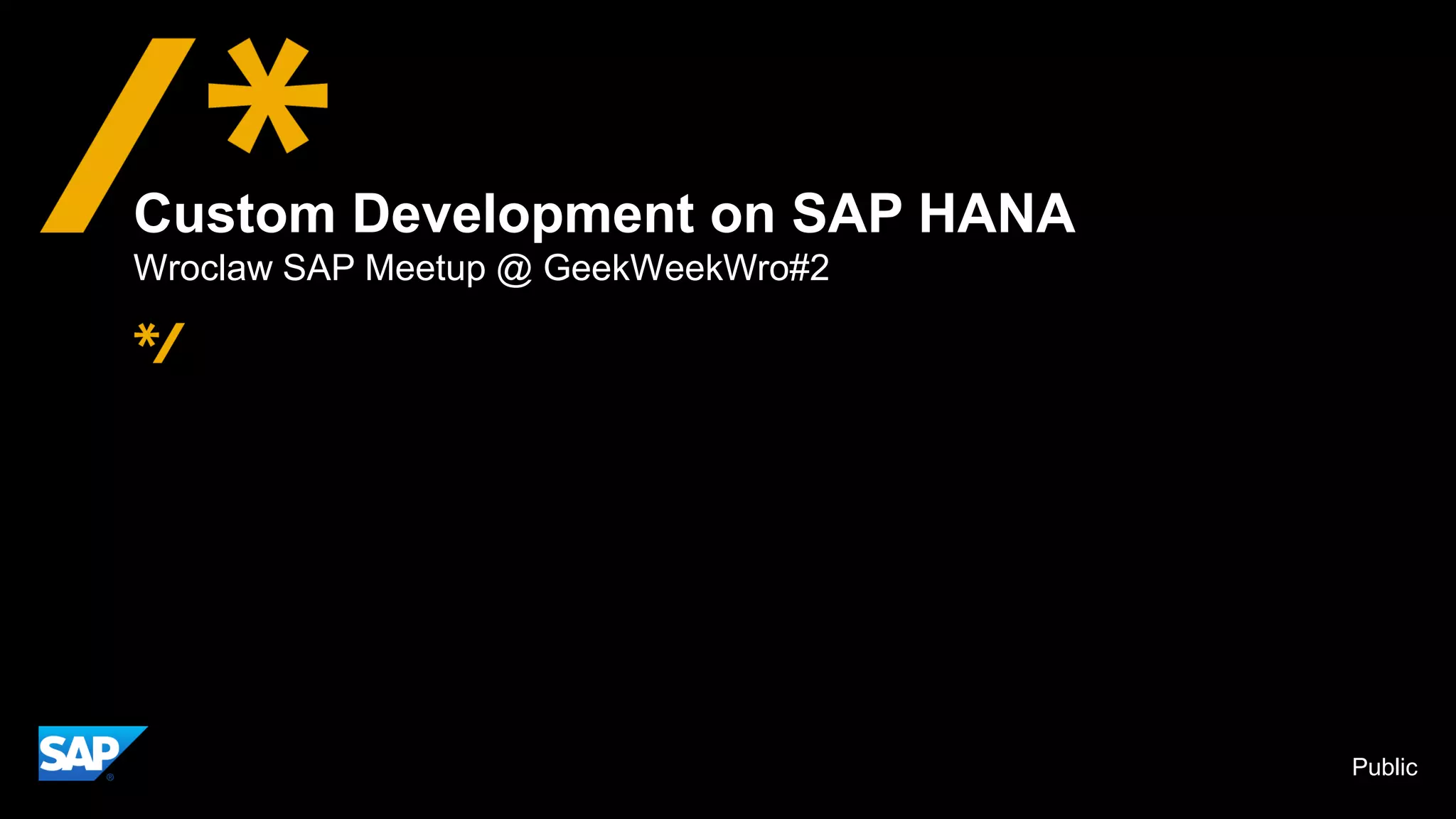 Custom Development - SAP HANA | PDF