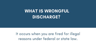 Wrongful Termination | PDF | Business | Business and Finance