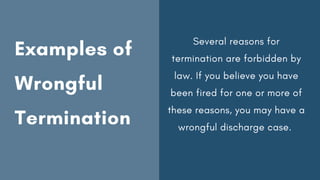 Wrongful Termination | PDF | Business | Business and Finance