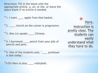 Wrong instructions | PPT