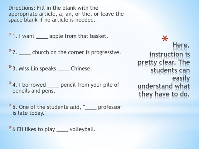 Wrong instructions | PPT