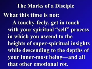 The Marks of a Disciple | PPT