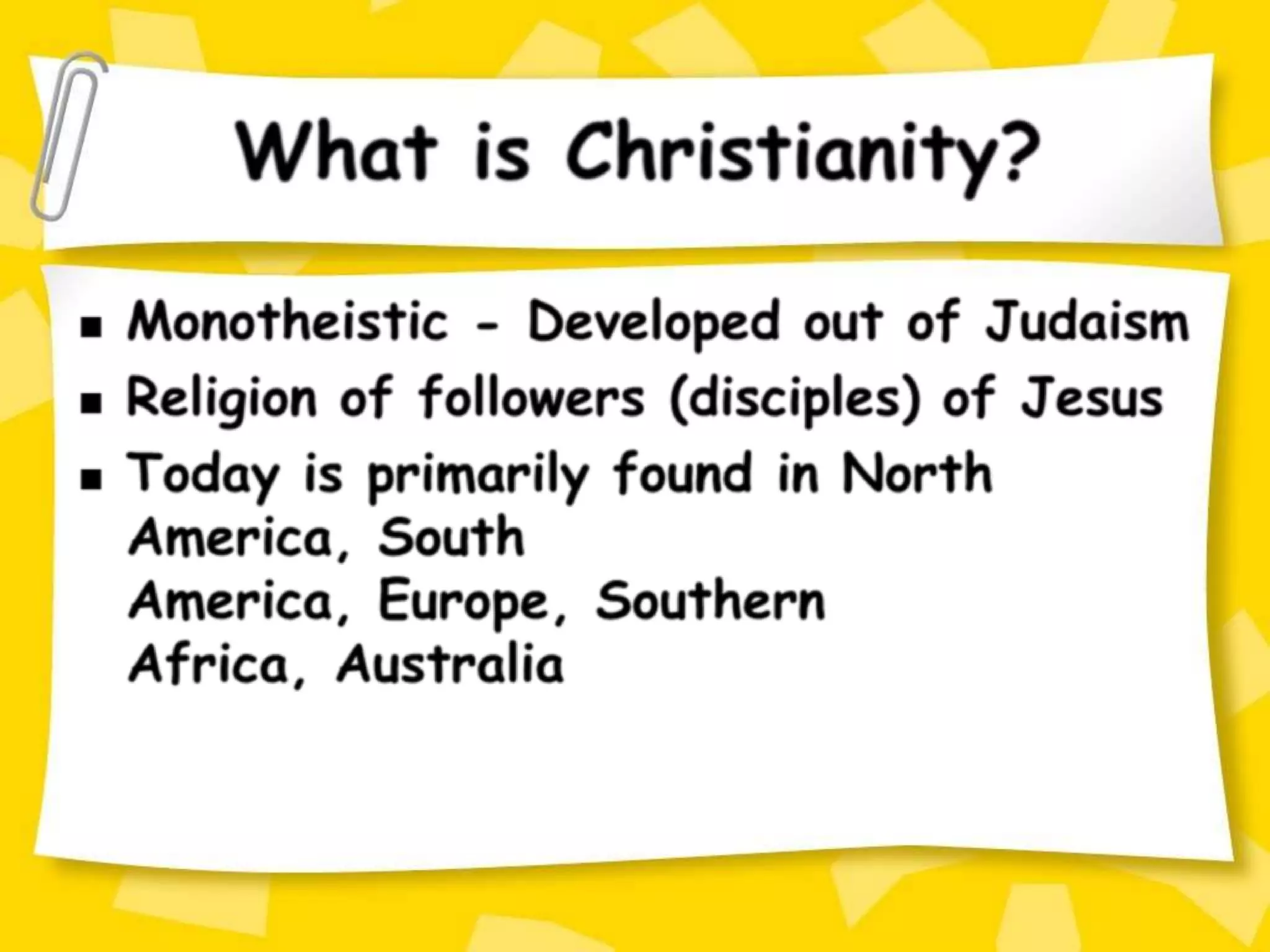 World Religions Origin | PPTX