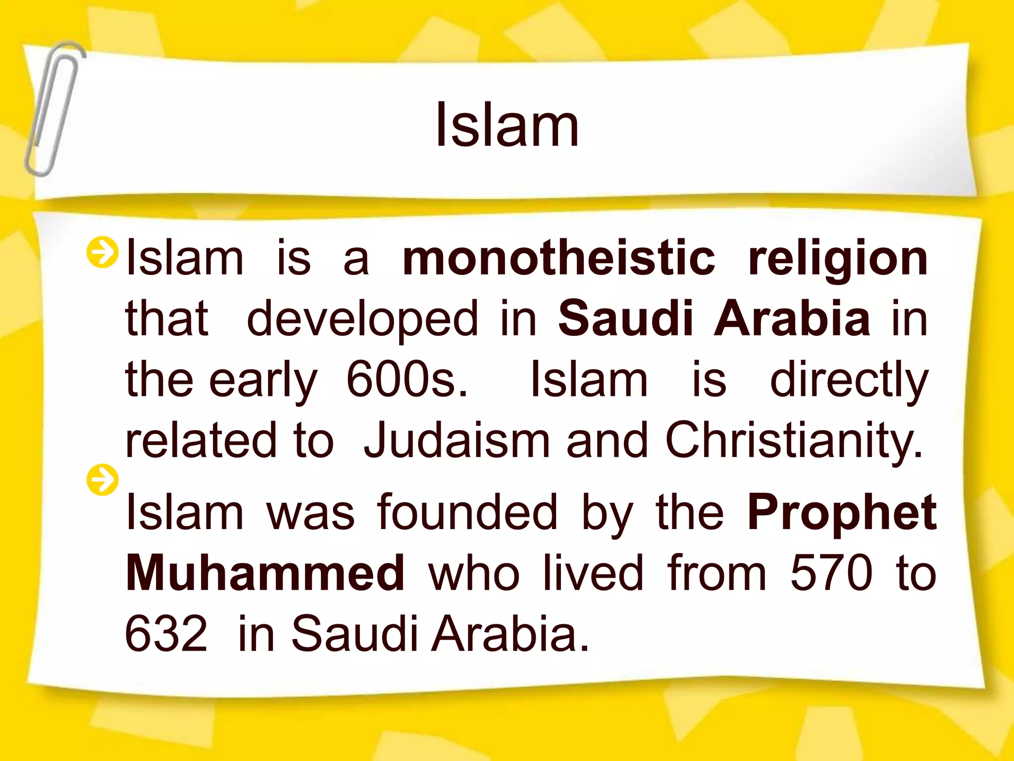 World Religions Origin | PPTX