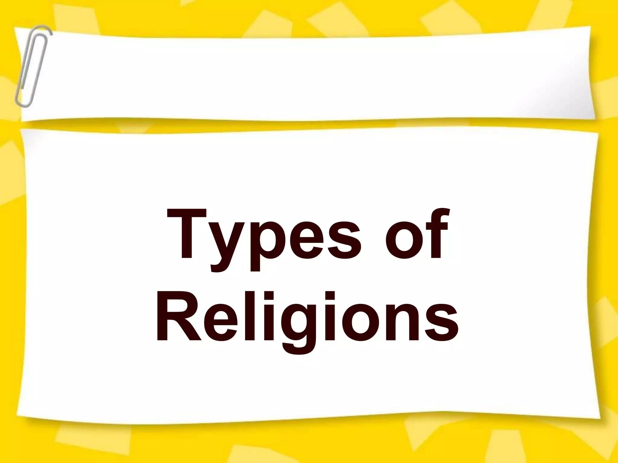 World Religions Origin | PPTX