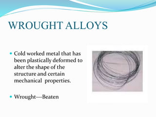 WROUGHT ALLOYS | PPTX