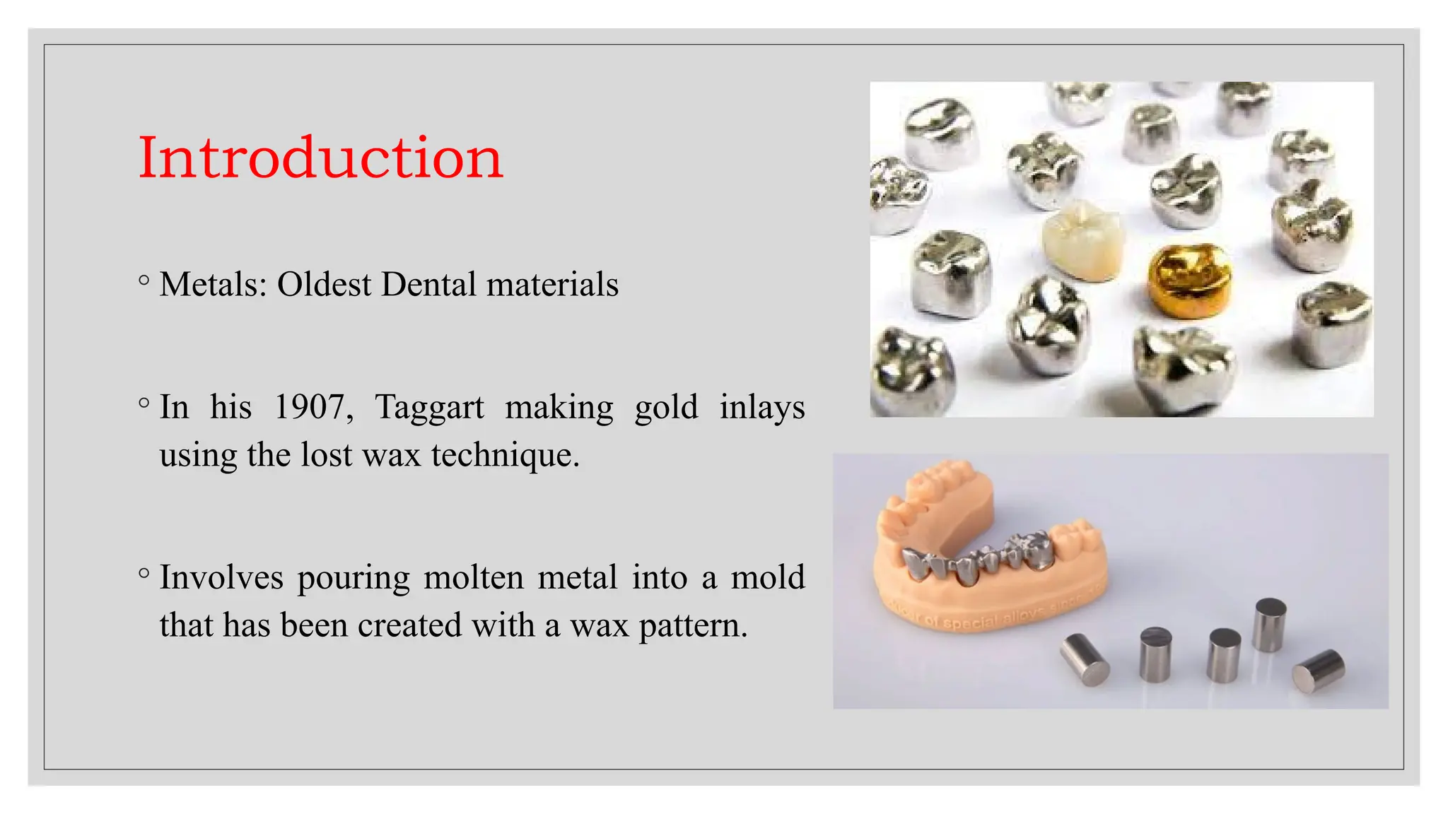 Wrought Alloys in Dental Materials (Stainless steel etc) | PPTX
