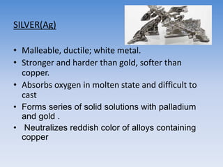 Wrought metal alloys | PPTX