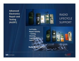 WR Systems Overview and Alert Service | PPT