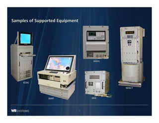 WR Systems Overview and Alert Service | PPT