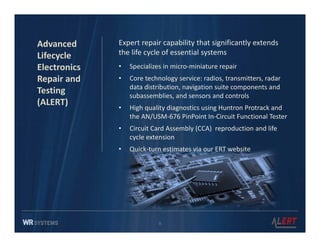 WR Systems Overview and Alert Service | PPT