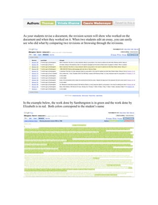 Revising in Google Docs | PDF