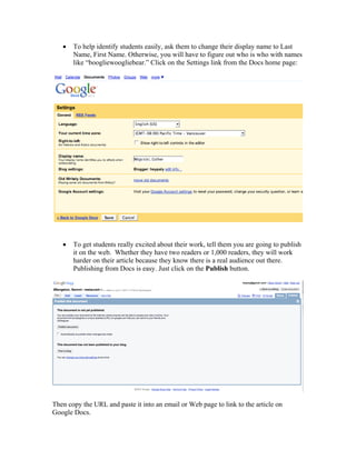 Revising in Google Docs | PDF