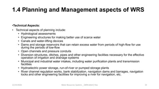 Water Resources System: Planning and Managment | PDF