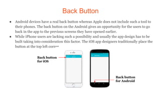 iOS vs Android design | PPTX | Operating Systems | Computer Software ...