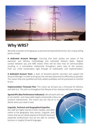 WRS - Capability Statement | PDF | Resume Writing and Advice | Job Search