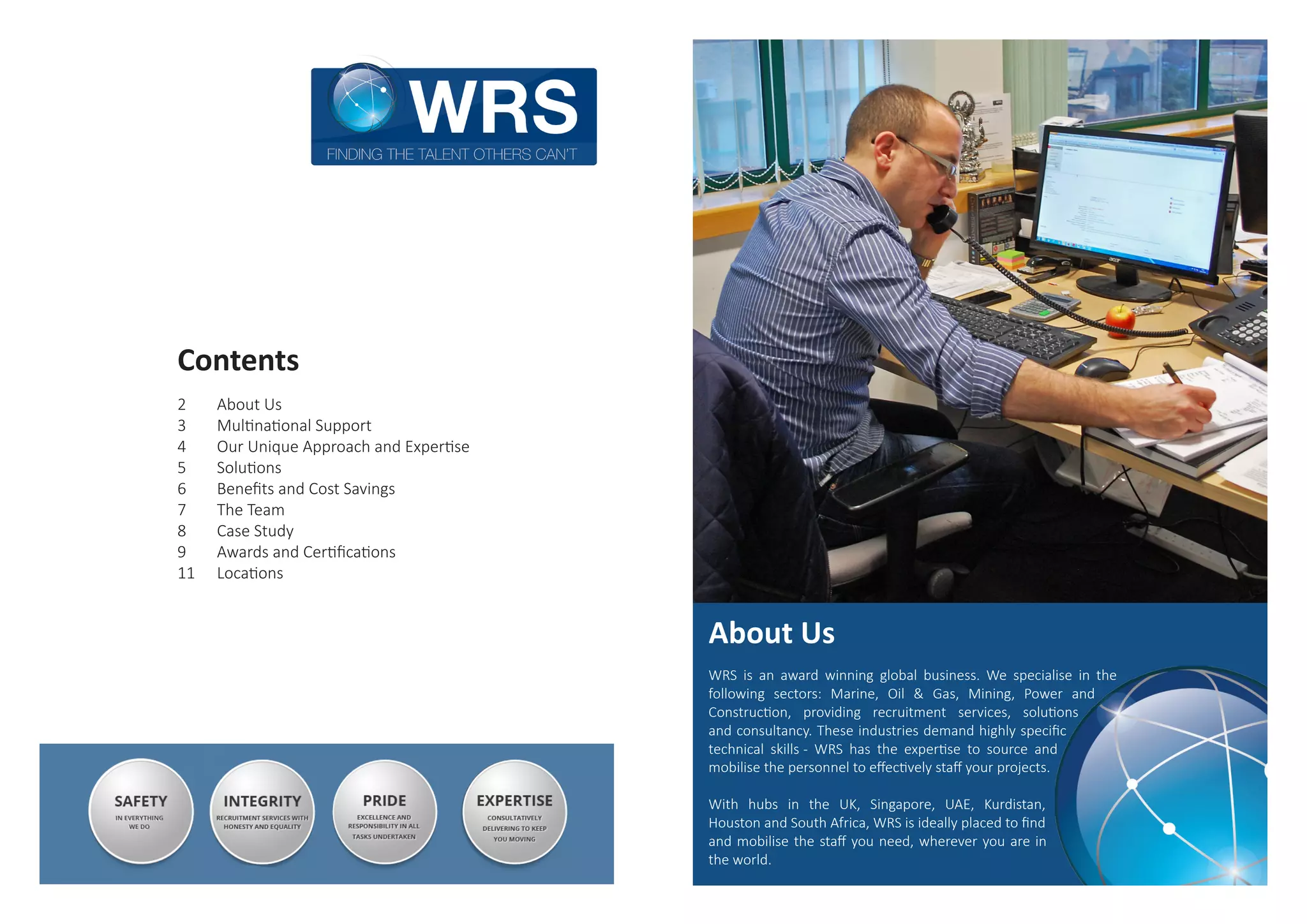 WRS Marine Crew Management Brochure | PDF