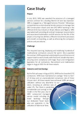WRS Marine Crew Management Brochure | PDF