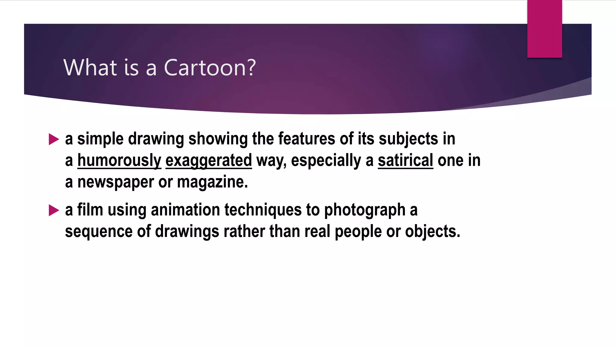 English Grade 10 Visual Text: Cartoon Presentation | PPTX