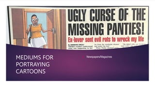 English Grade 10 Visual Text: Cartoon Presentation | PPTX