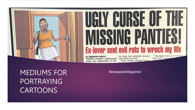 English Grade 10 Visual Text: Cartoon Presentation | PPTX | Computer ...