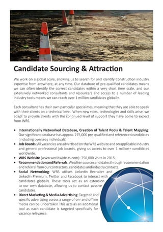 WRS UK - Construction & Civil Engineering Brochure | PDF