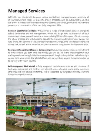 WRS UK - Construction & Civil Engineering Brochure | PDF