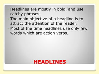 Wrting a headline | PPTX