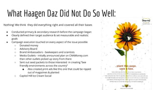 Haagen Daz and Honey Bees | PPT