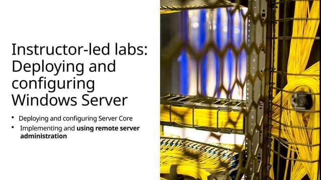 Administration & Gestion de Windows Server 2019 | PPT