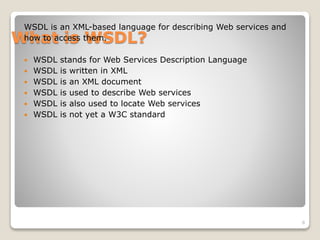 WebServices Basic Introduction | PPTX