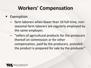 Legal Considerations in Agribusiness | PPT