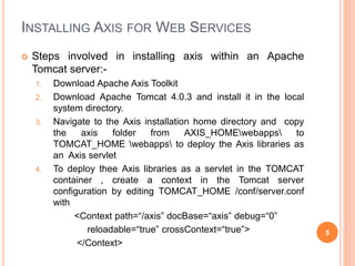 Developing SOAP Web Services using Java | PPTX