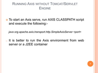 Developing SOAP Web Services using Java | PPTX
