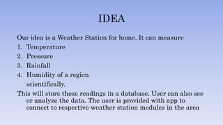 Weather Station | PPTX