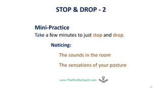 Day of Mindfulness Workshop - What is Mindfulness? | PPTX | Brain and ...