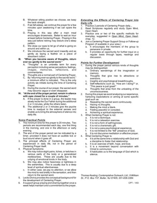 The Method of Centering Prayer | PDF