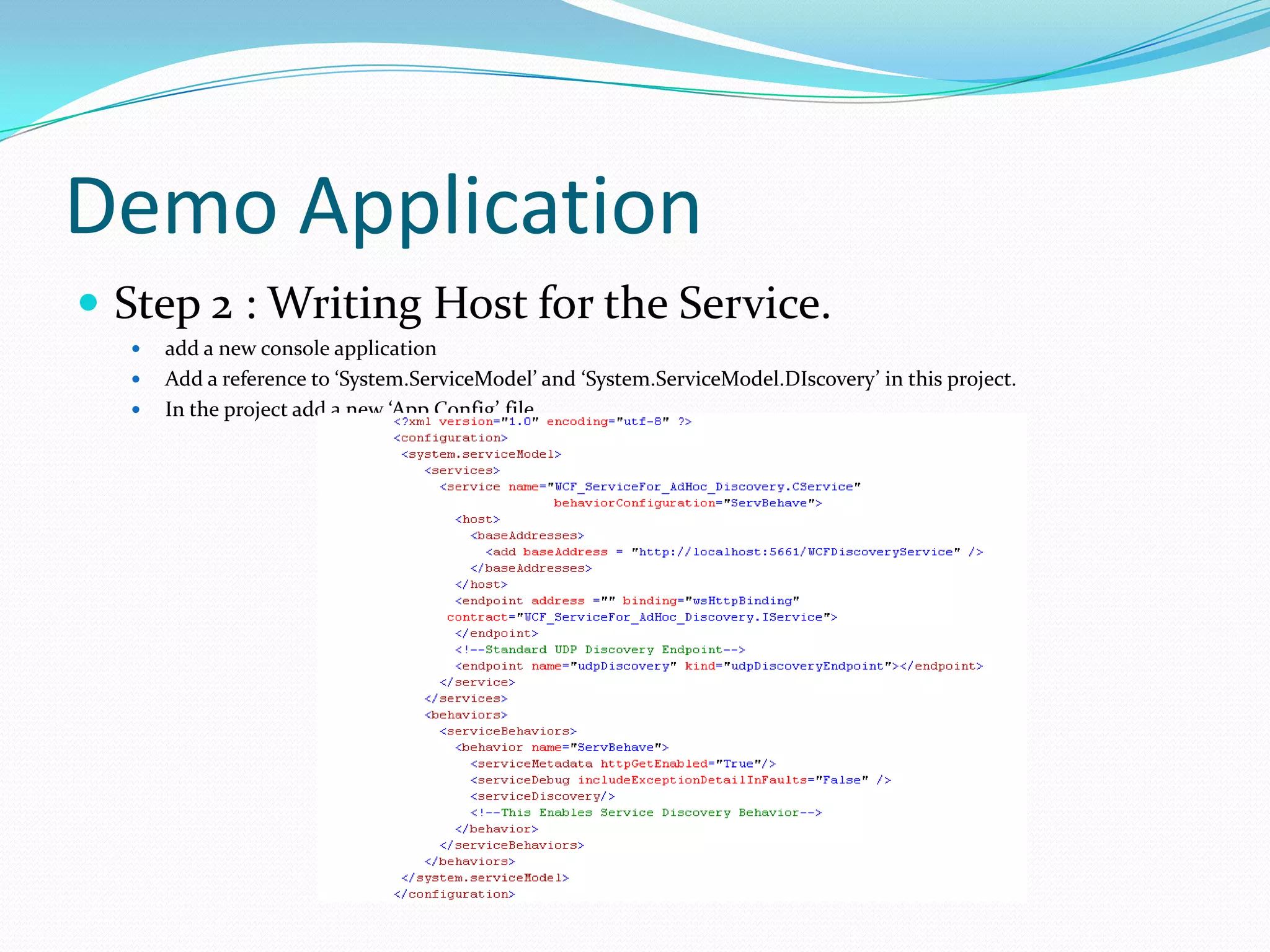 Ws discovery in wcf 4 | PPT