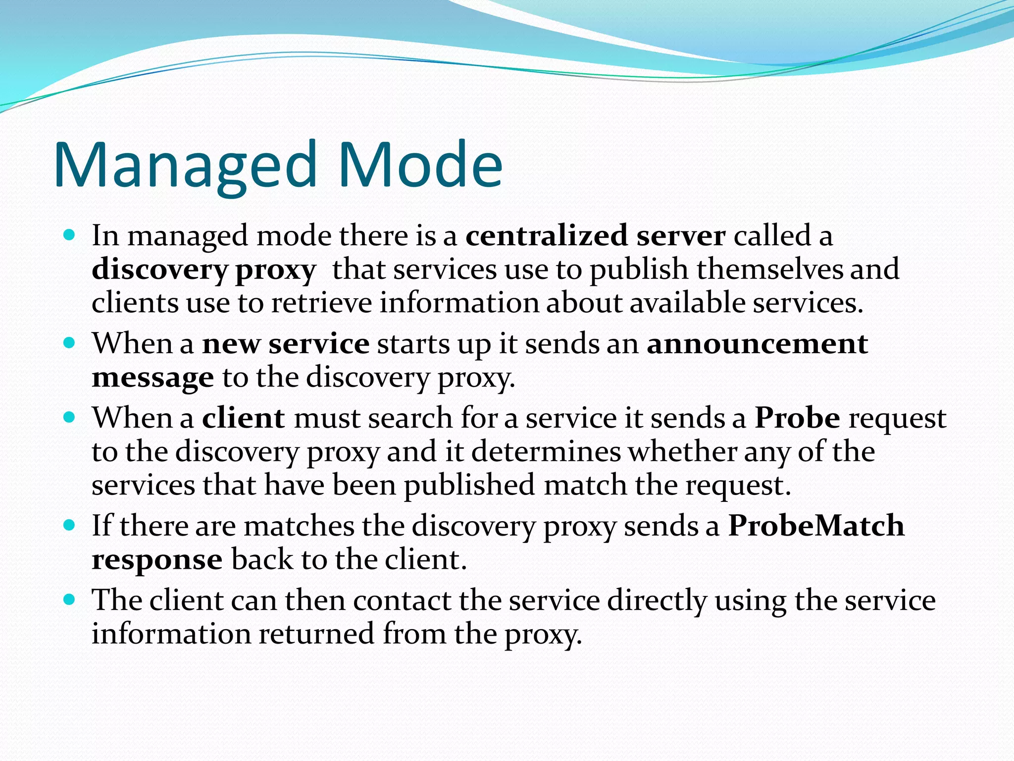 Ws discovery in wcf 4 | PPT