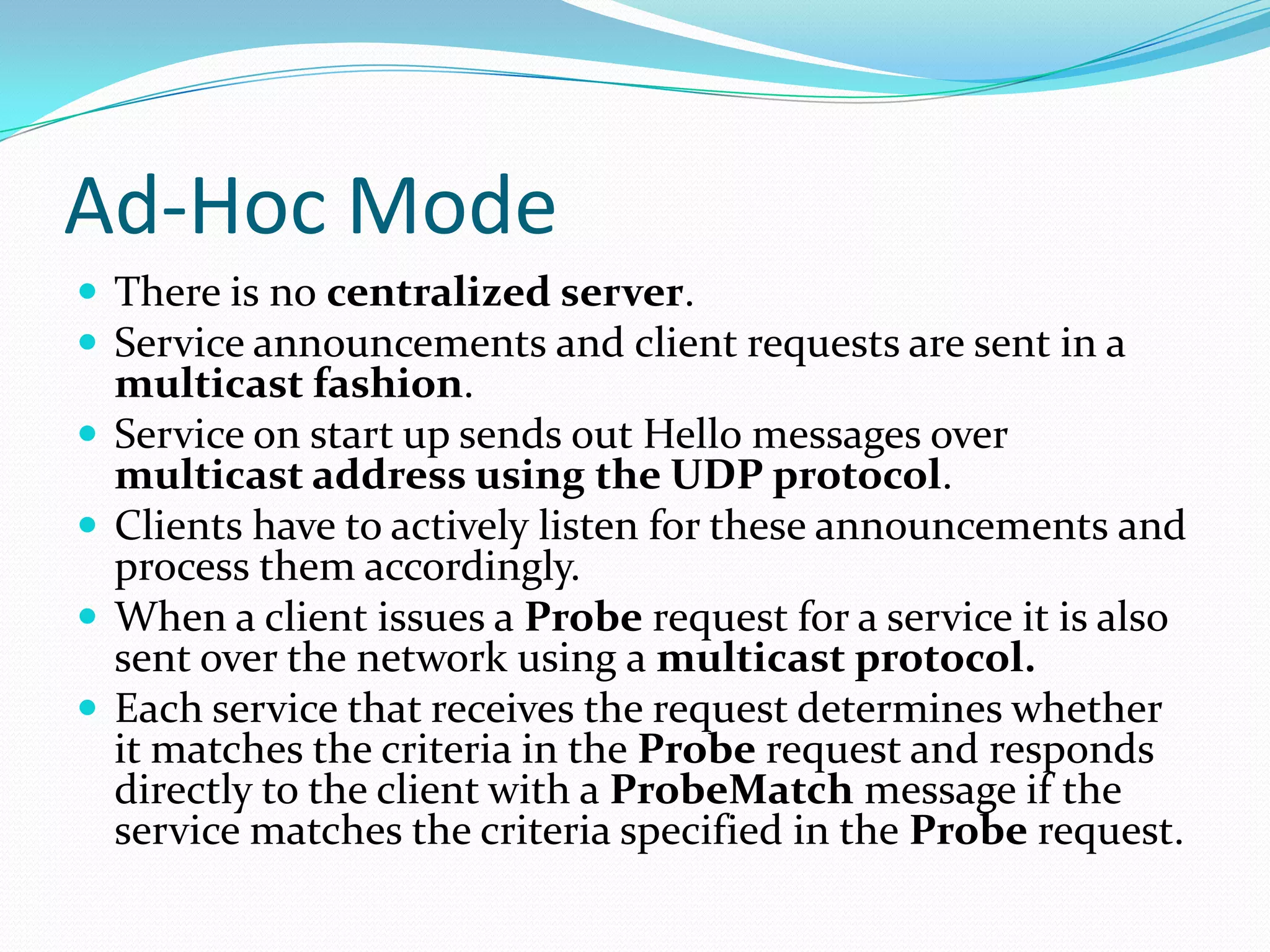 Ws discovery in wcf 4 | PPT