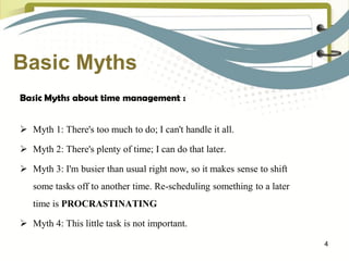 Effective Time Management Strategies | PDF