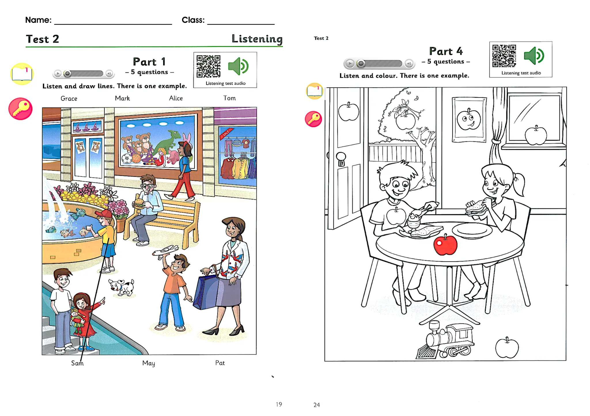 Cambridge Starters Listening Practice Test | PDF