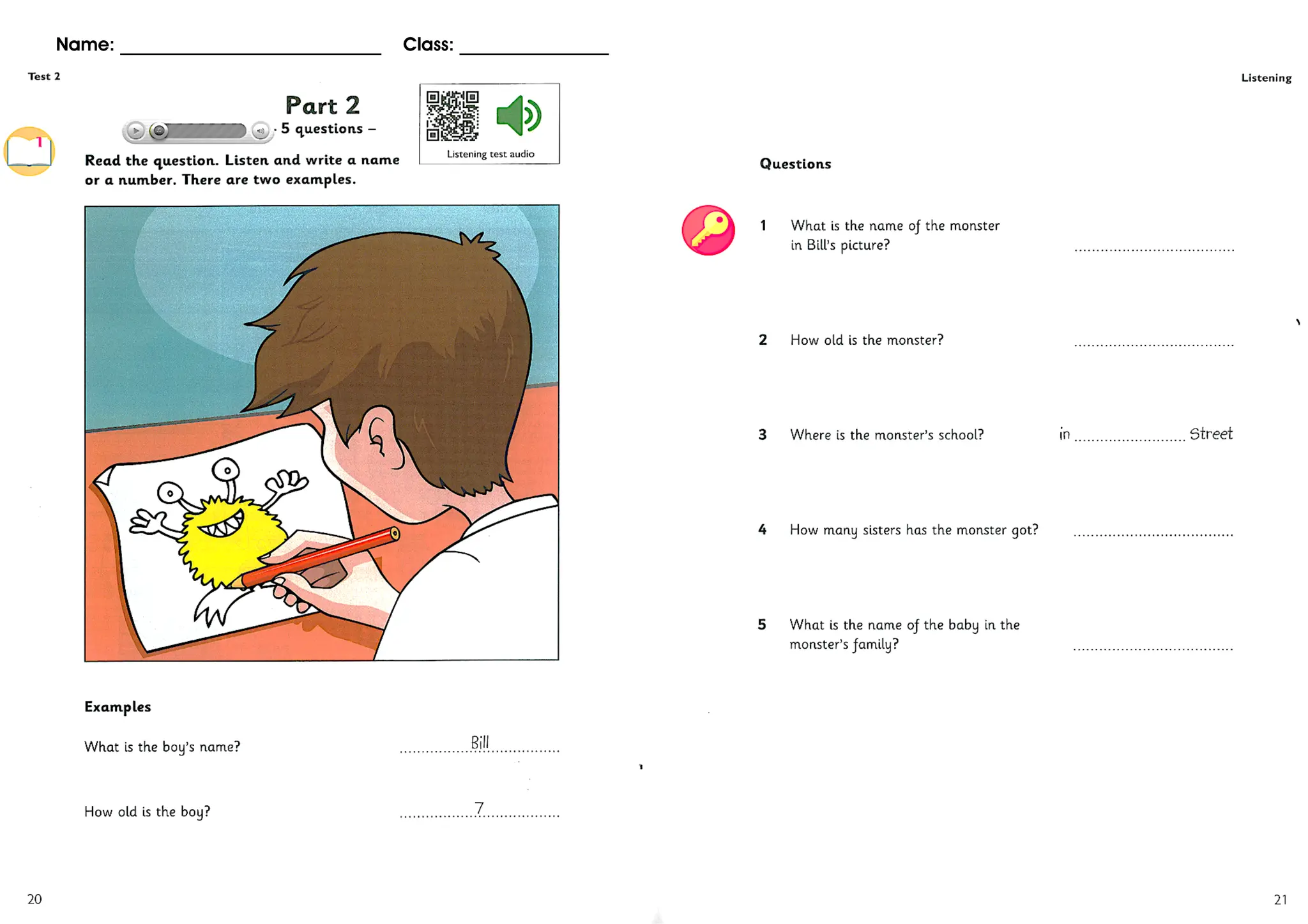 Cambridge Starters Listening Practice Test | PDF