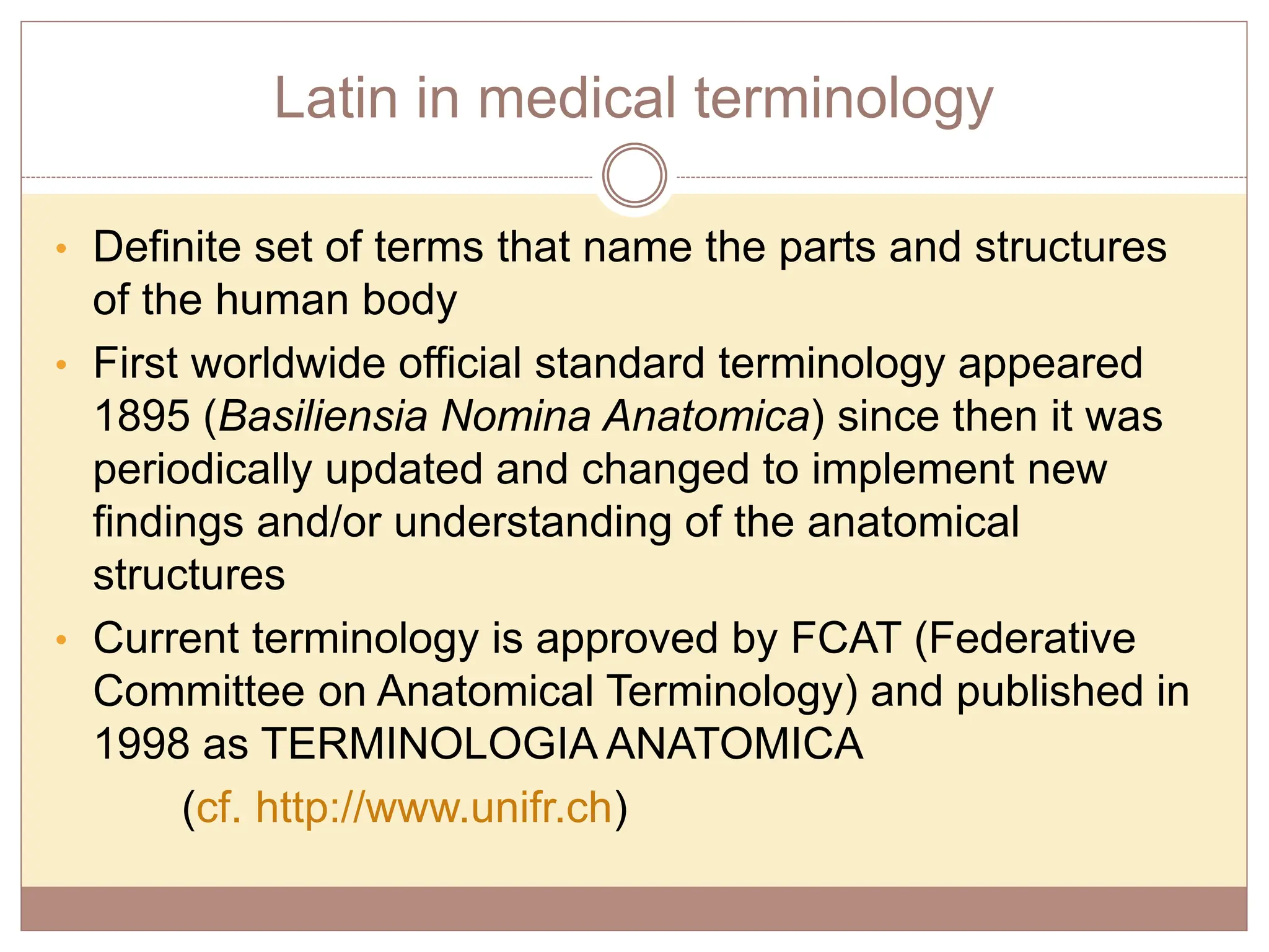 Medical Terminology lecture in details.. | PPT