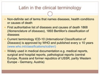 Medical Terminology lecture in details.. | PPT