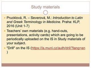 Medical Terminology lecture in details.. | PPT