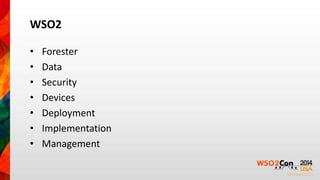 Building upon existing infrastructure for Mobile Applications with WSO2 | PPT